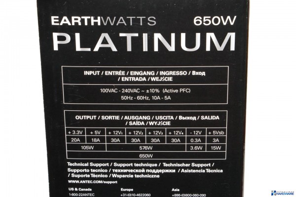 REVIEW: ANTEC EARTHWATTS PLATINUM | ACTUALIDAD HARDWARE