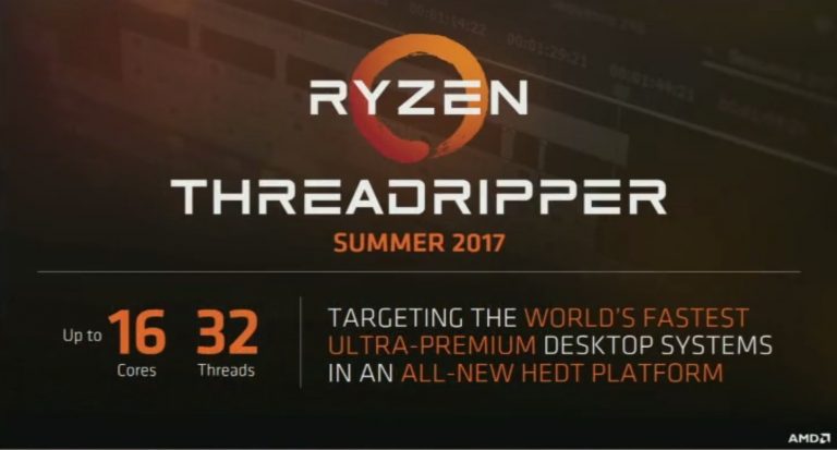 El Entry-Level de AMD ThreadRipper 16 núcleos y 32 hilos costará 849$